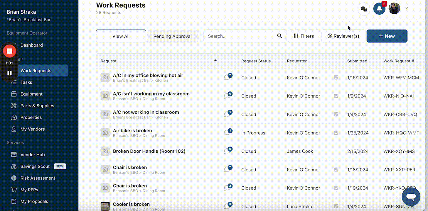 What are work requests? – HelixIntel