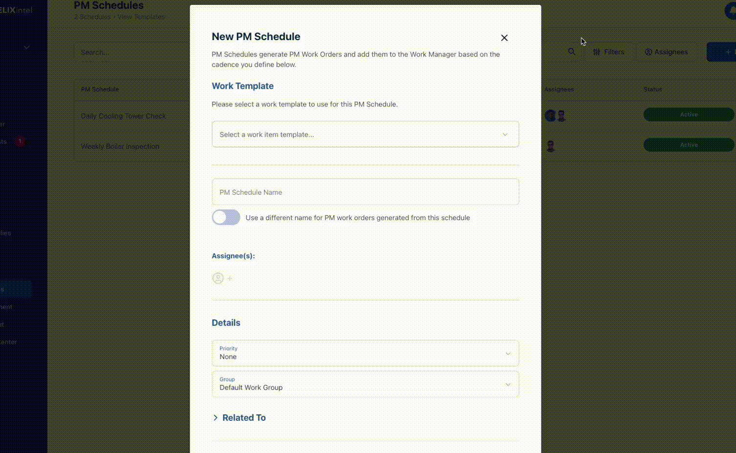 How do I create a PM schedule? – HelixIntel